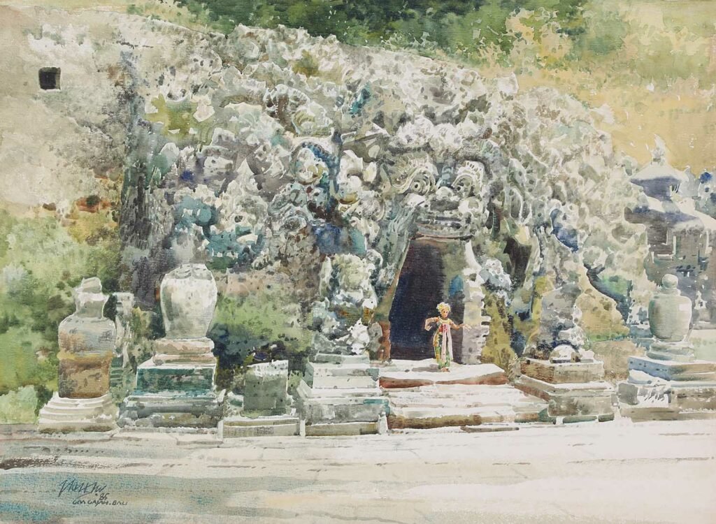 [Poh Siew Wah] Goa Gajah Bali, 1985 - Poh Siew Wah Artist